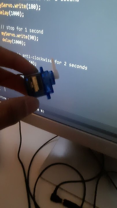 Controlling servo motor using ESP32 #esp32 #microcontroller #programming #coding #robotics - YouTube