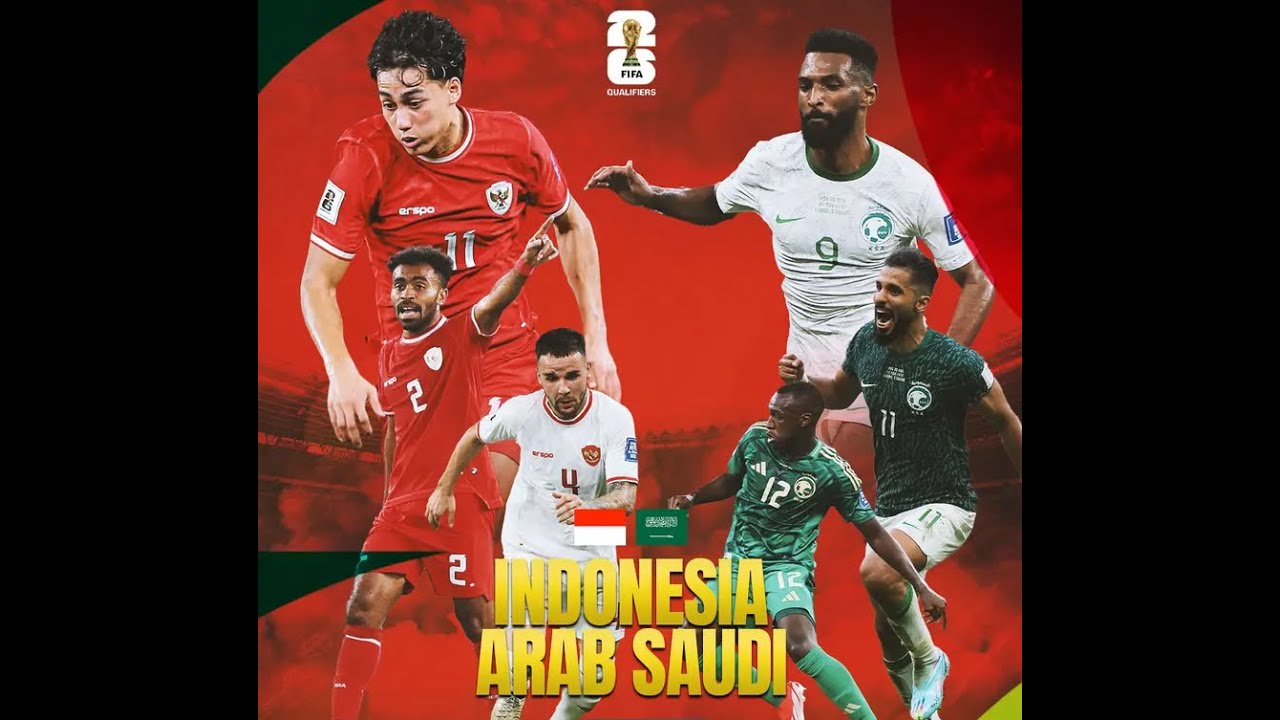 INDONESIA VS ARAB SAUDI QWC 2026! PES2021 - YouTube