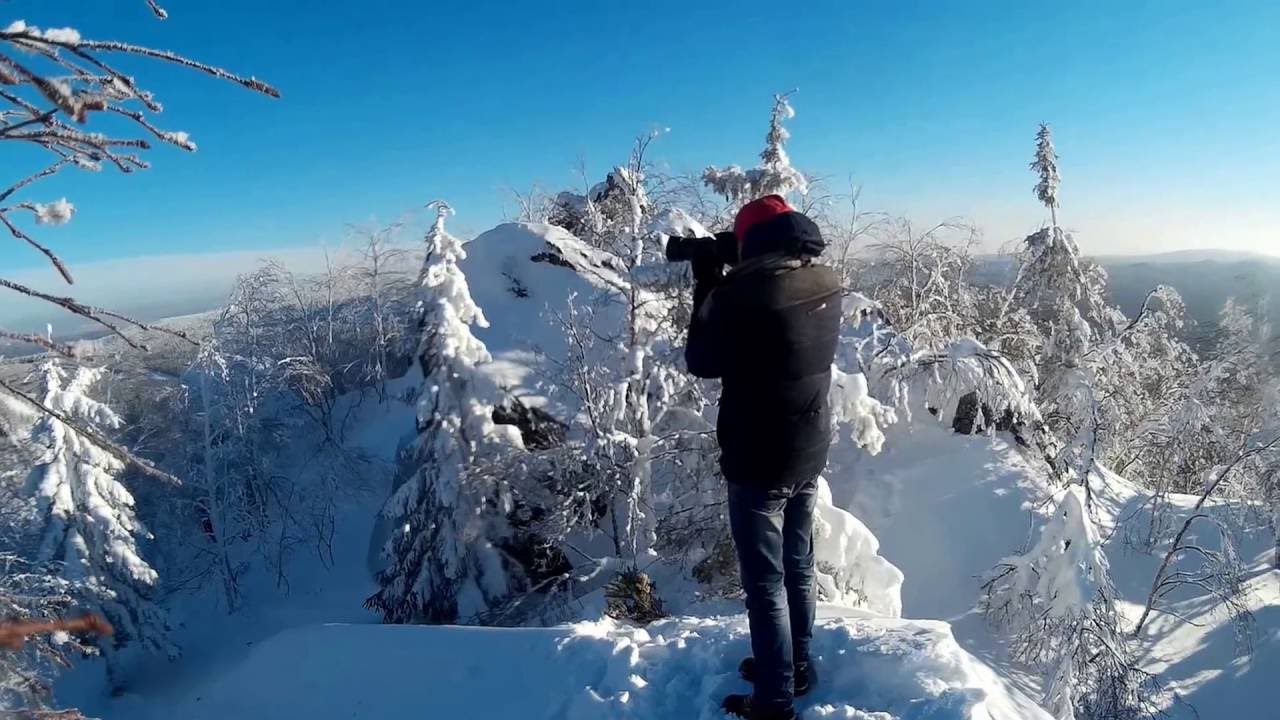Поездка на Таганай зимой 4.01.2016/ Winter trip on Taganay 4/01/2016 ...