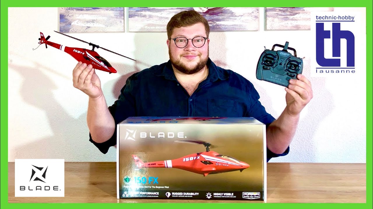 Présentation " BLADE 150 FX EP RTF" hélicoptère radio-commandés RC E ...