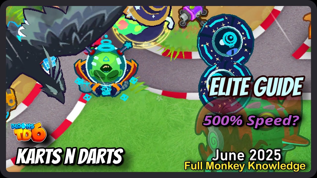 Elite Bloonarius Karts and Darts BTD6 500 Percent Speed - YouTube