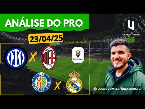 PLANEJAMENTO DOS JOGOS 23/04 PARA TRADER ESPORTIVO!!! ANALISE DO PRO.