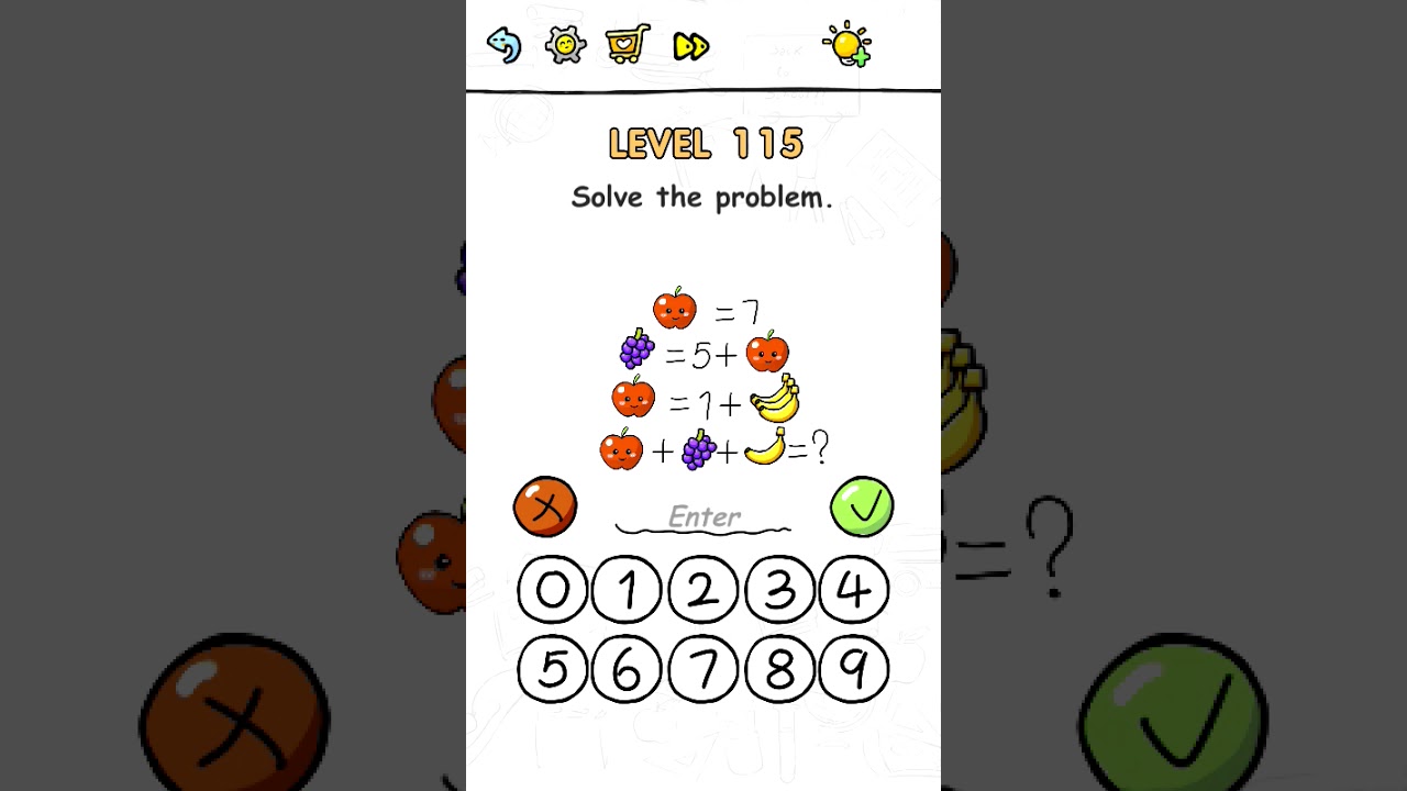 Brain test level 115 solve the problem... - YouTube