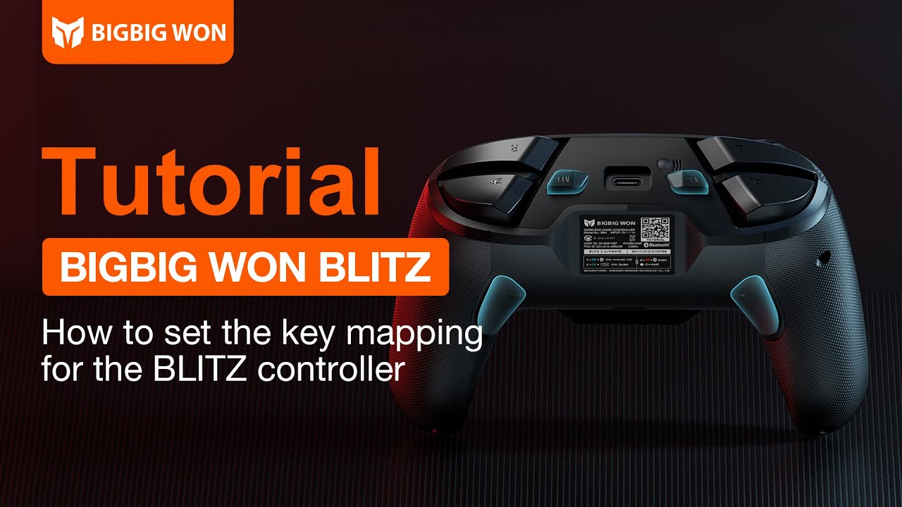 How to set the key mapping for the BLITZ controller - YouTube