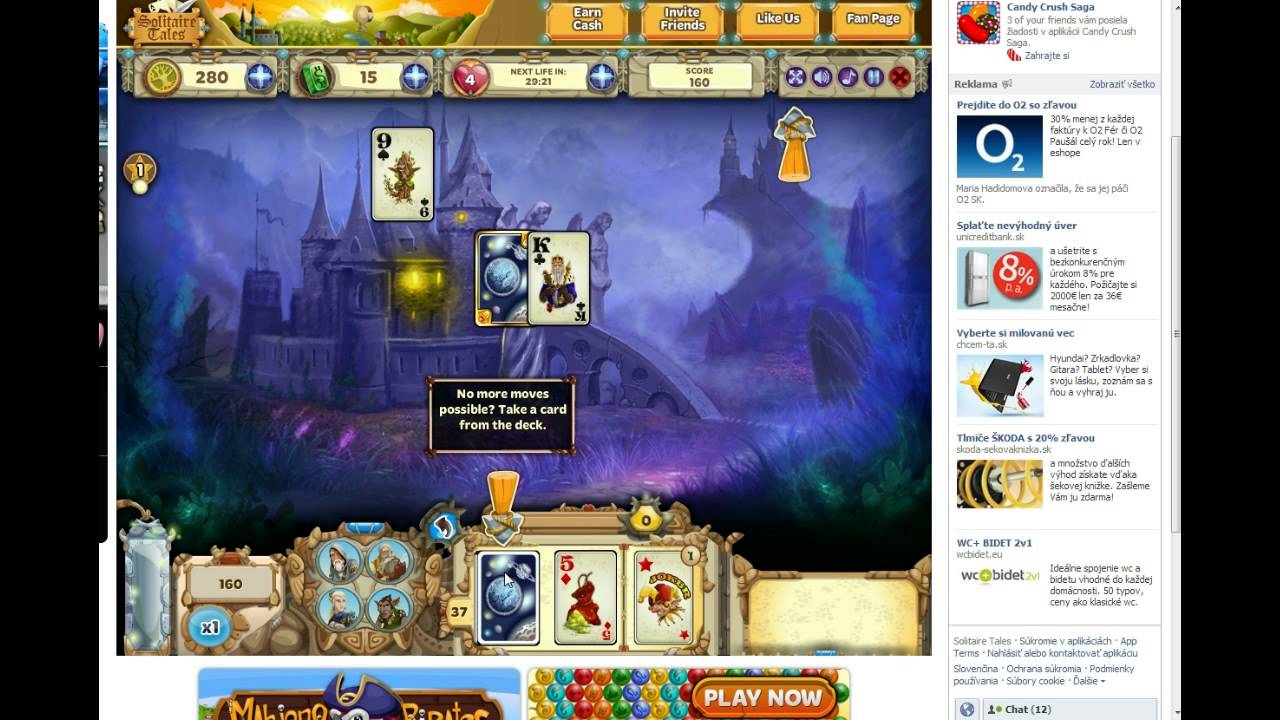 Solitaire Tales level 1 😈 - YouTube