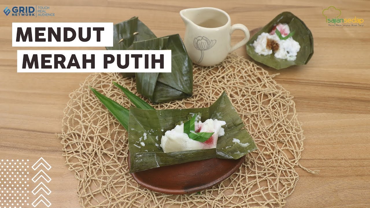 Resep Kue Tradisional: Resep Mendut Merah Putih - YouTube