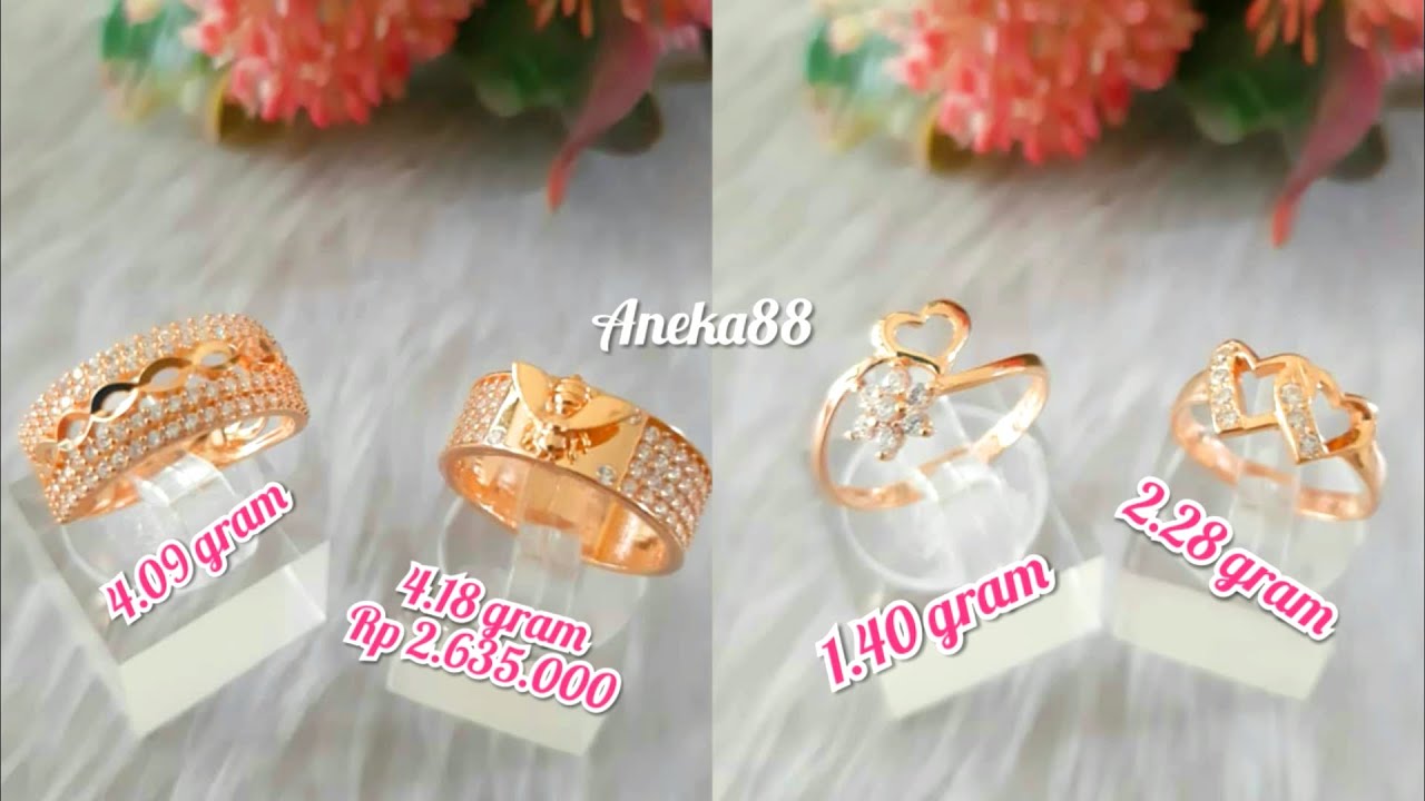 22 MODEL CINCIN EMAS LENGKAP DENGAN HARGANYA, CEK PILIHANNYA - YouTube