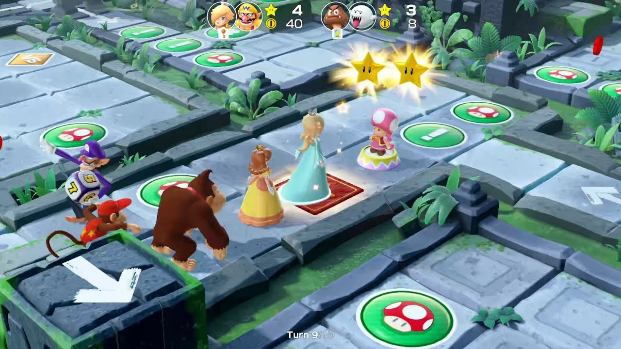 Super Mario Party Partner Party Domino Ruins Treasure Hunt Rosalina ...
