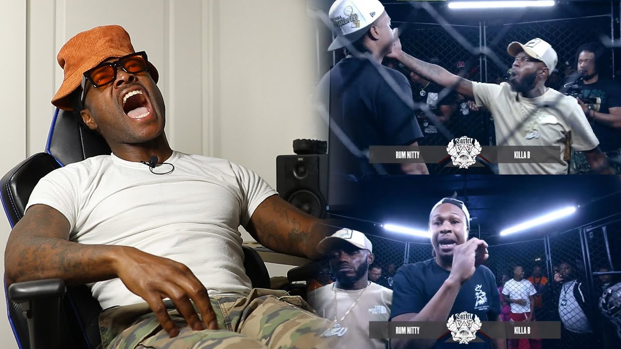 RUM NITTY In A STEEL CAGE WILDIN' vs A KILLA B || Black Ice Cartel ...