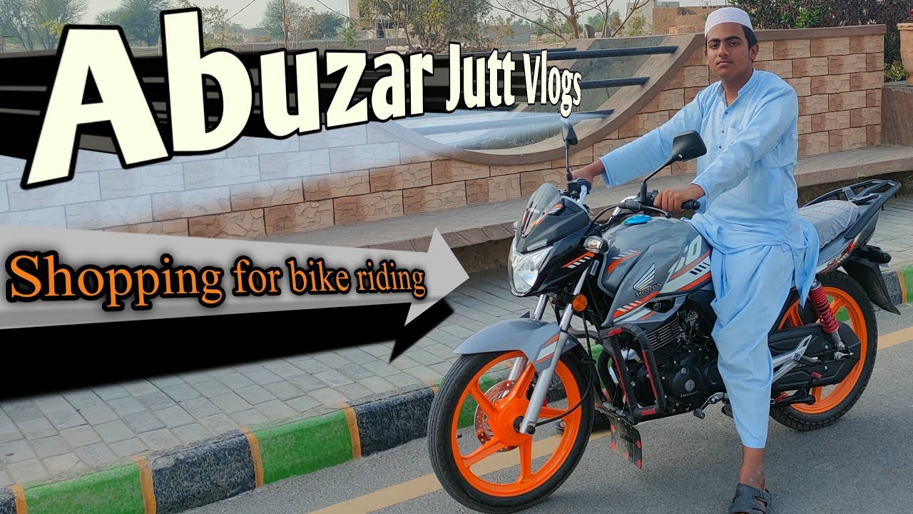 SHOPING FOR BIKE RIDING. || Abuzar Jutt Vlogs - YouTube