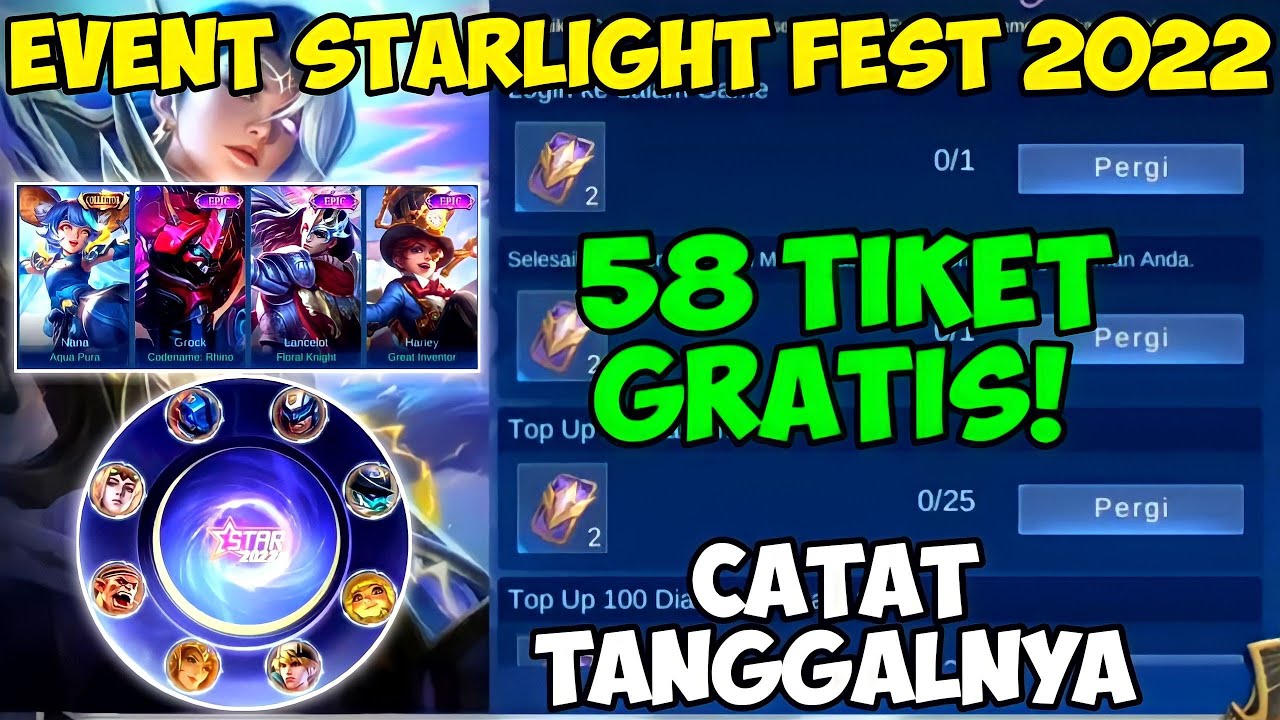EVENT STARLIGHT FEST LESLEY 2022 | DAPATKAN 58 TIKET GRATIS! CATAT ...