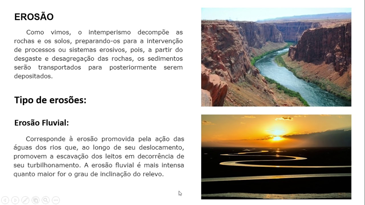 Agentes Exógenos do Relevo (intemperismo e erosão) - YouTube