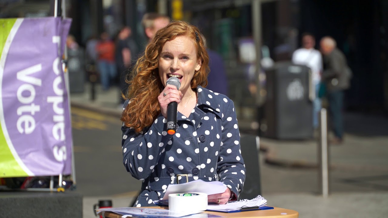 Sarah Meredith speaks at the Save Our NHS Rally, Nottingham - YouTube