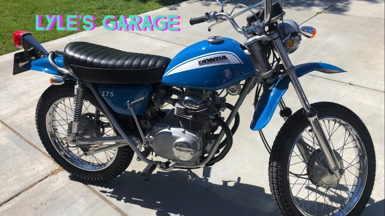 1971 Honda SL175 restoration - YouTube