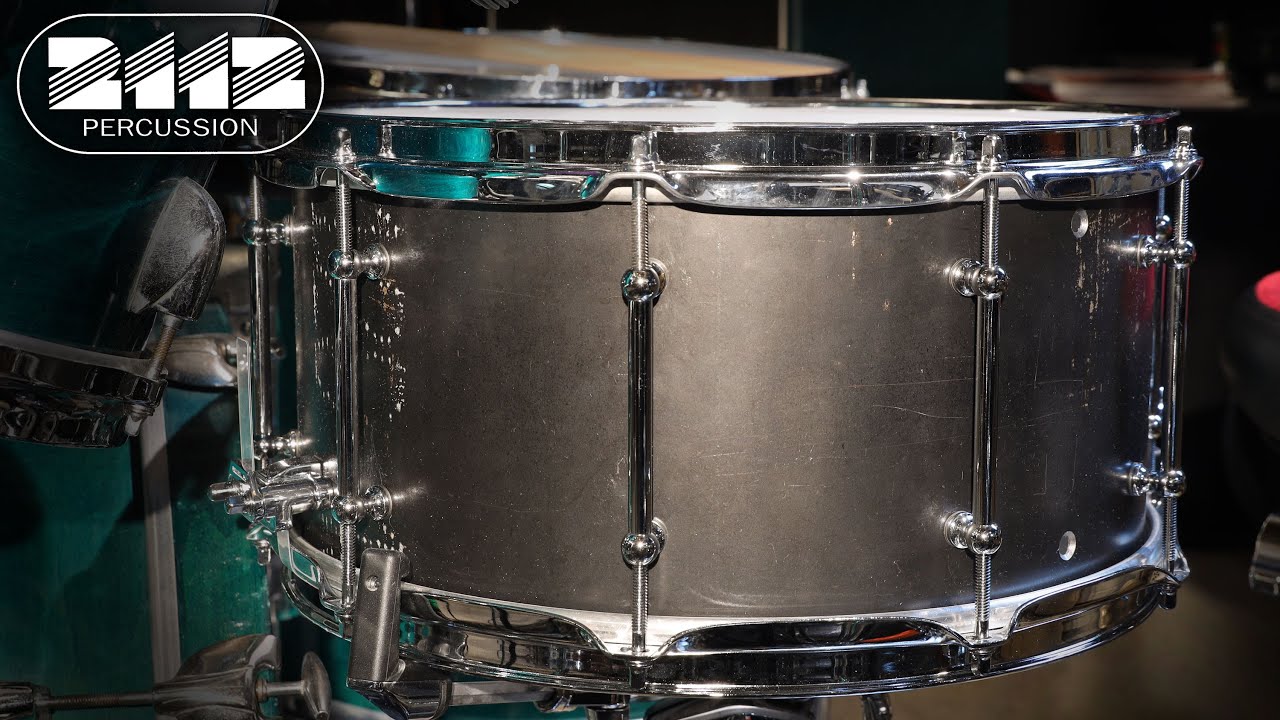 Keplinger Black Iron Snare Drum 7x14 - Demo - YouTube