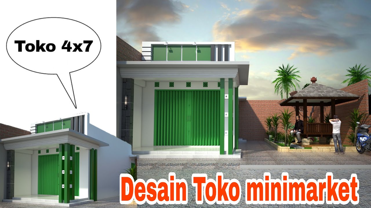 DESAIN TOKO MINIMARKET DAN MINIMALIS.MANFAATKAN RUANGAN UNTUK USAHA ...
