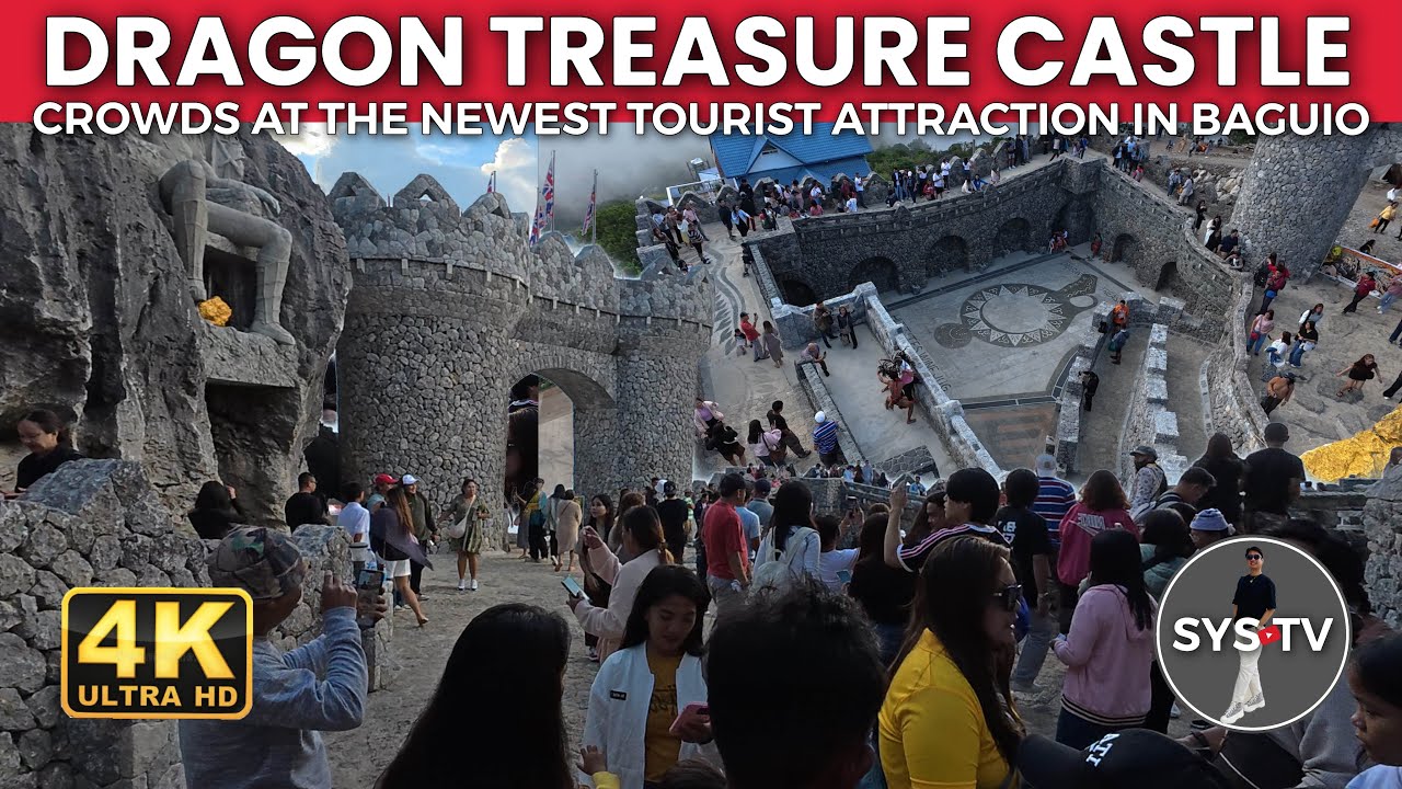 [4K] PATOK NA BAGONG PASYALAN SA BAGUIO DRAGON TREASURE CASTLE - YouTube