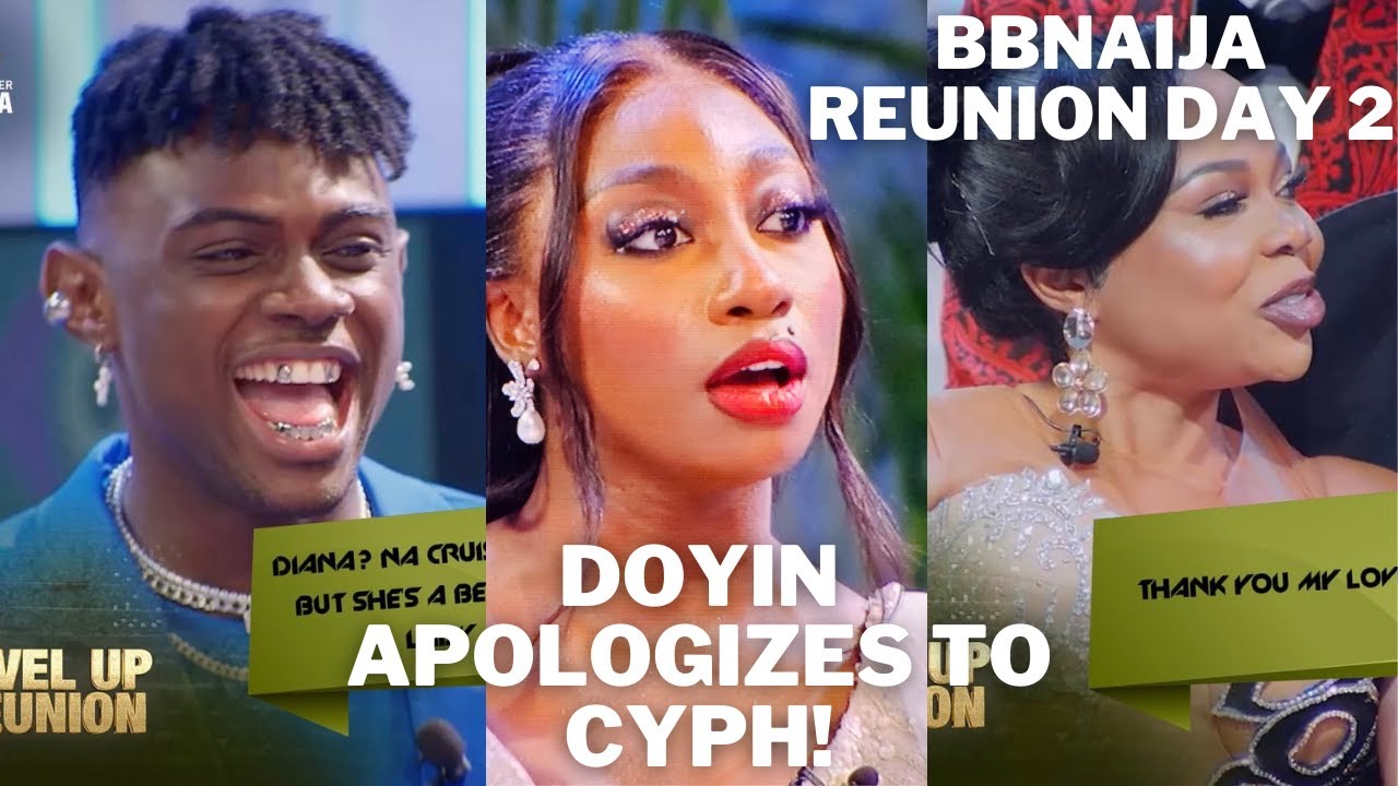 BBNAIJA REUNION SEASON 7 2023 |DAY 2 |DOYIN APOLOGIES TO CYPH! BRYANN ...