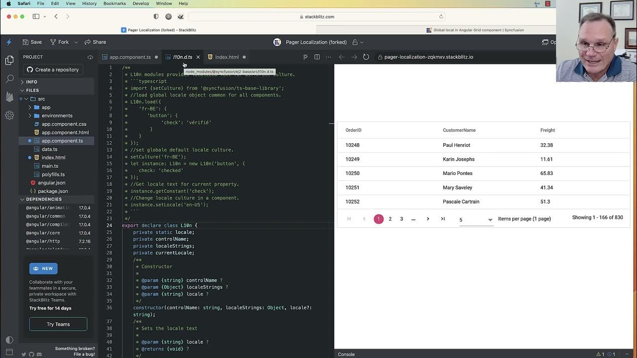Customizing Paginator Text in the Angular DataGrid - YouTube