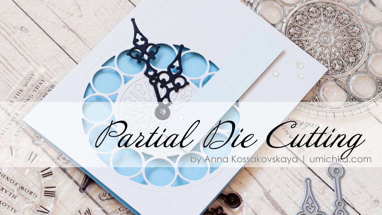 Partial Die Cutting on center of the card - YouTube