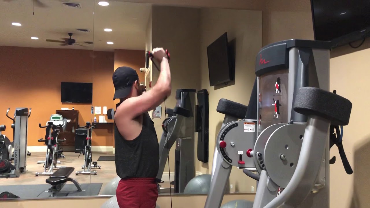Cable close grip upper chest raise - YouTube