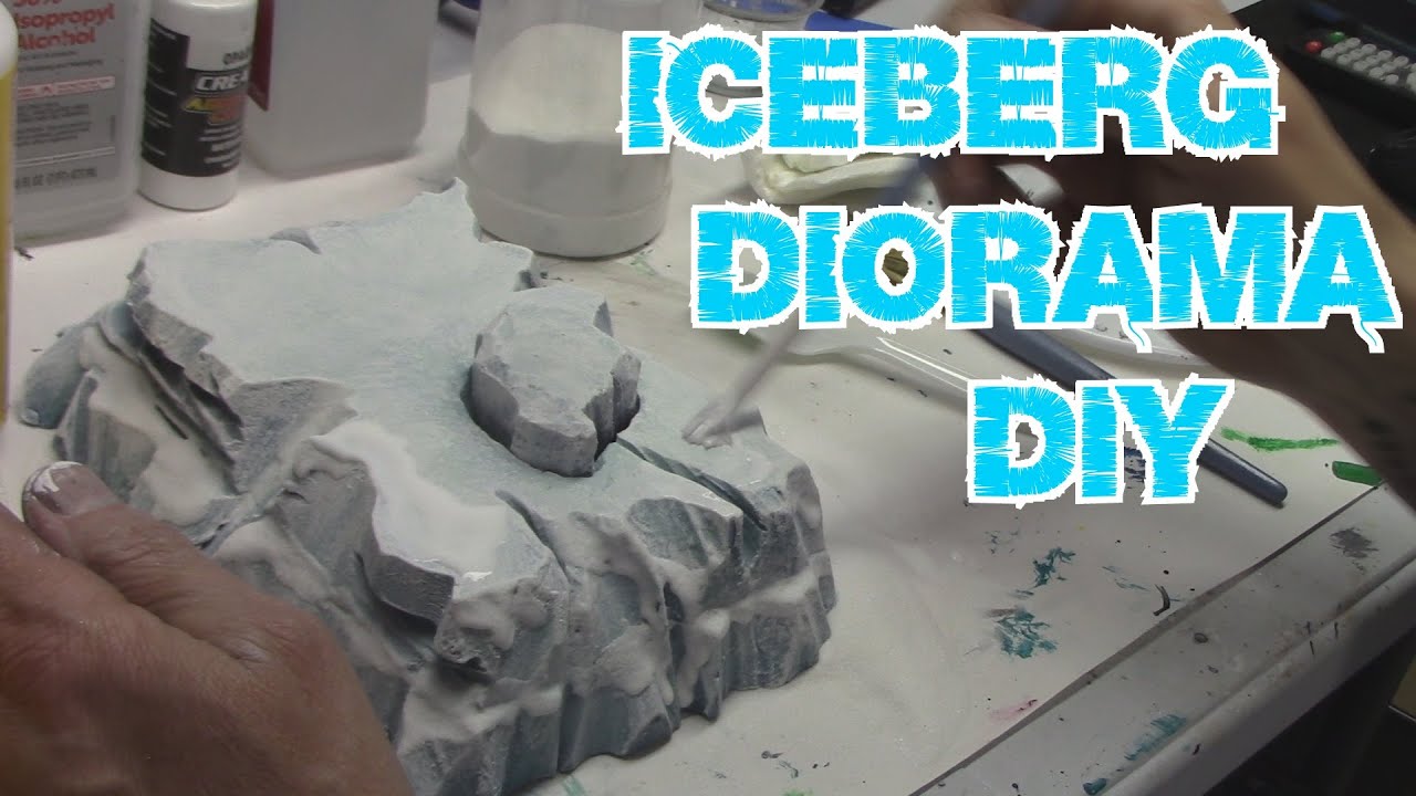 How to make an model glacier/iceberg/FOAM BOARD! - YouTube