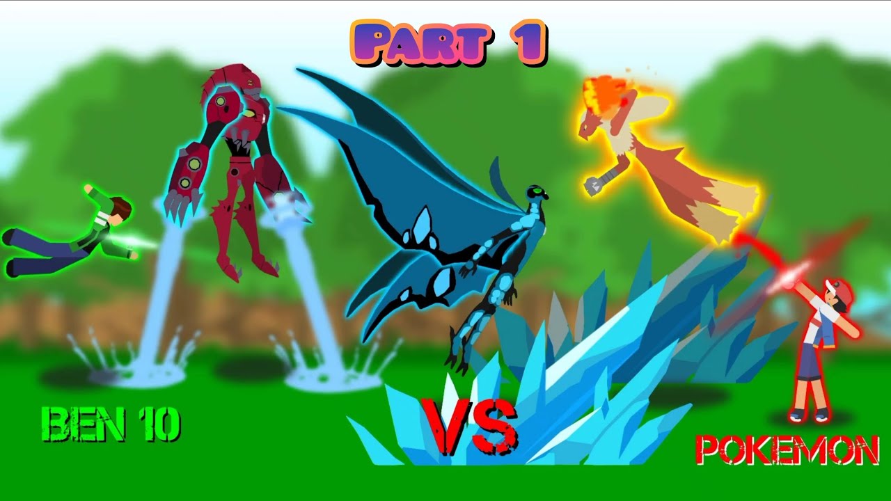 Ben 10 VS Pokemon. (Part 1) #ben10 #pokemon - YouTube