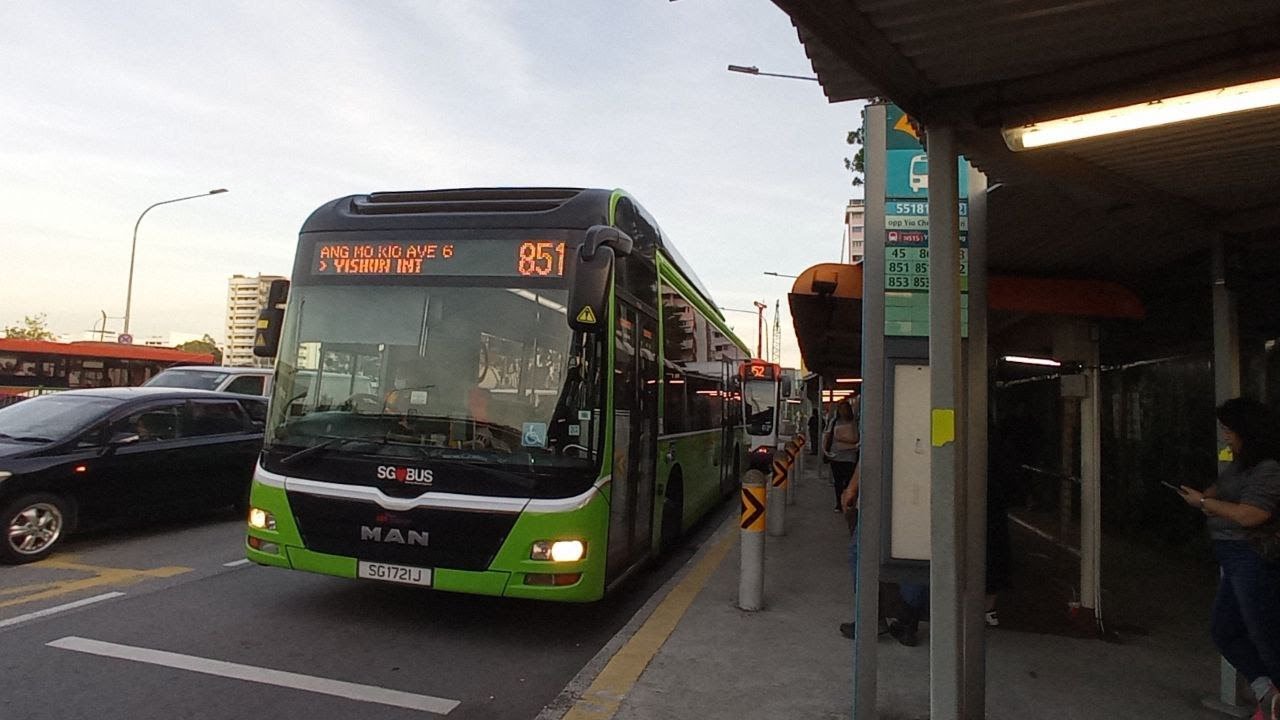 SG1721J Euro 5 MAN NL323F A22 (Batch 3) Service 851 - YouTube