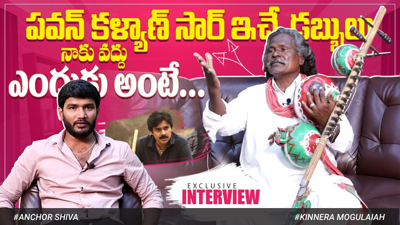 Bheemla Nayak Tittle Song Kinnera Mogulaiah Full Interview | Anchor ...