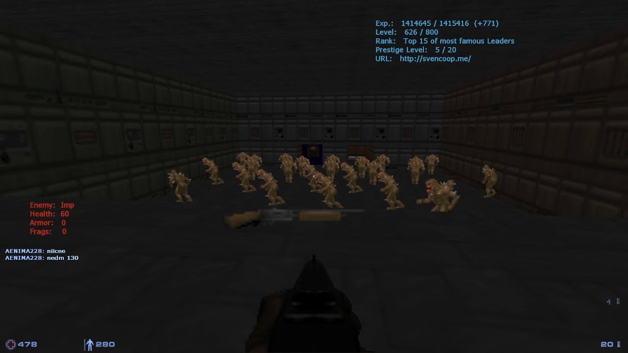 DOOM 2 Multiplayer in Sven Co-Op until it gets RTV'd - YouTube