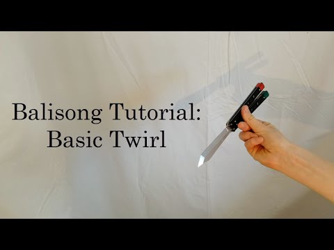 Beginner Balisong Tutorial: Basic Twirl - YouTube