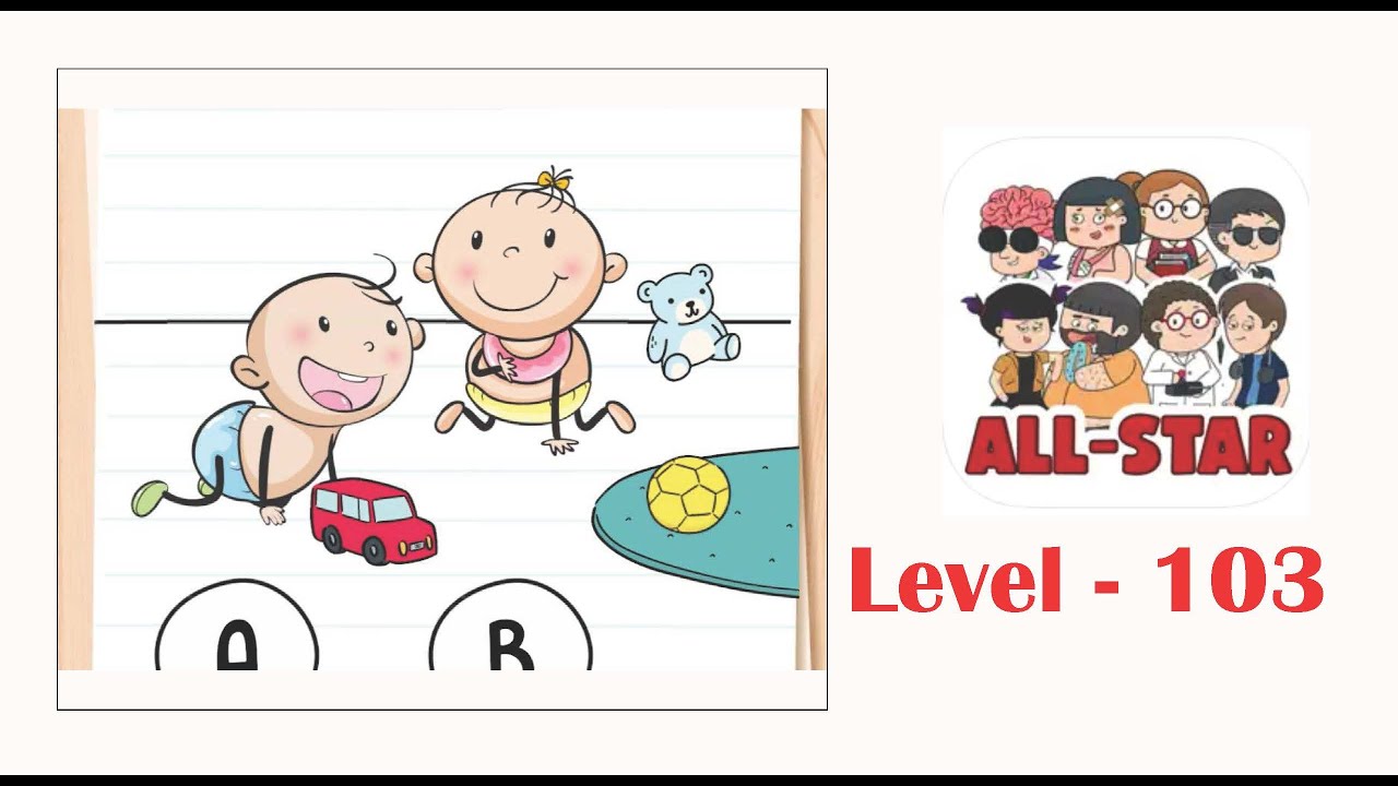 Brain test all star level 103 Which one is naughty? - YouTube
