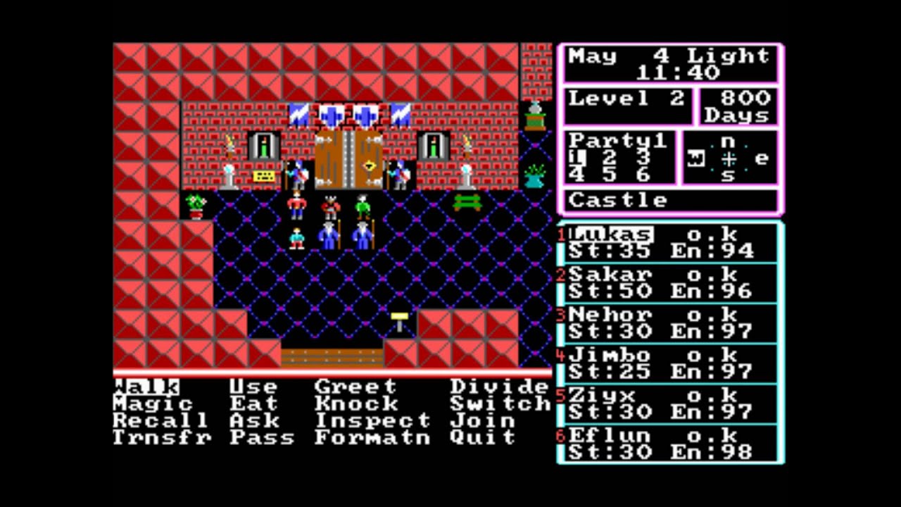 The Magic Candle: Volume I (MS-DOS) Intro und Gameplay - YouTube