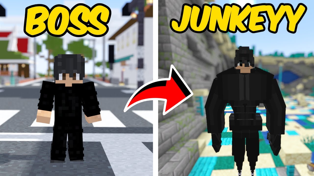 Minecraft But there is Junkeyy BOSS... @ProBoiz95 @junkeyy - YouTube