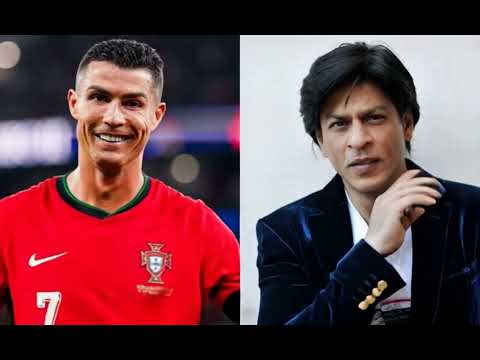 Ronaldo and Shahrukh dance 💃 #shorts #ronaldo #shahrukh #fyp #football