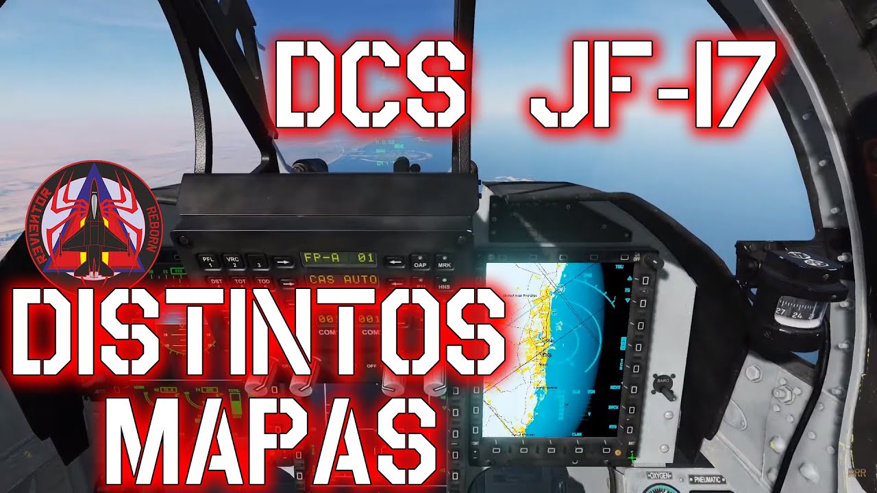 JF-17 - DIFERENCIAS ENTRE LOS MAPAS DEL MFD - YouTube