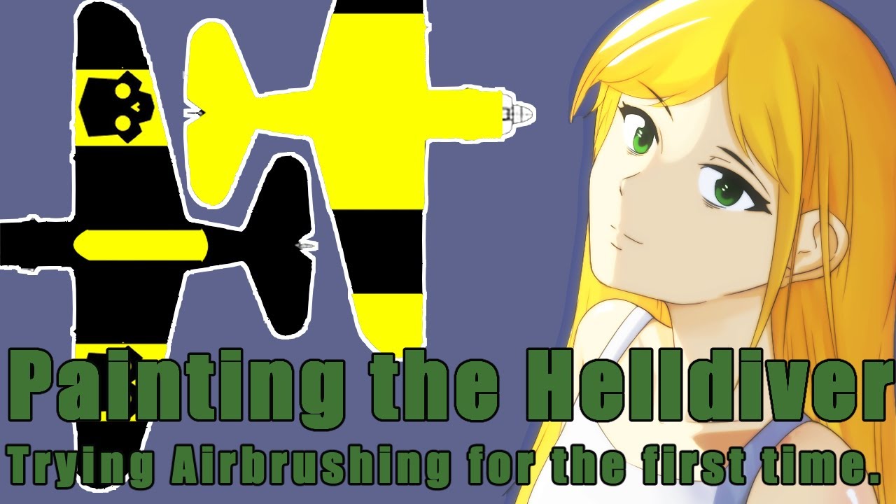 Painting the Helldiver with Helldiver colors! First time trying to ...