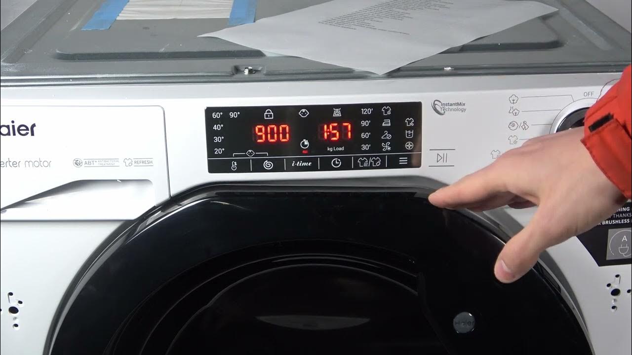 Как работает функция загрузки по килограммам на стиральной машине HAIER ...