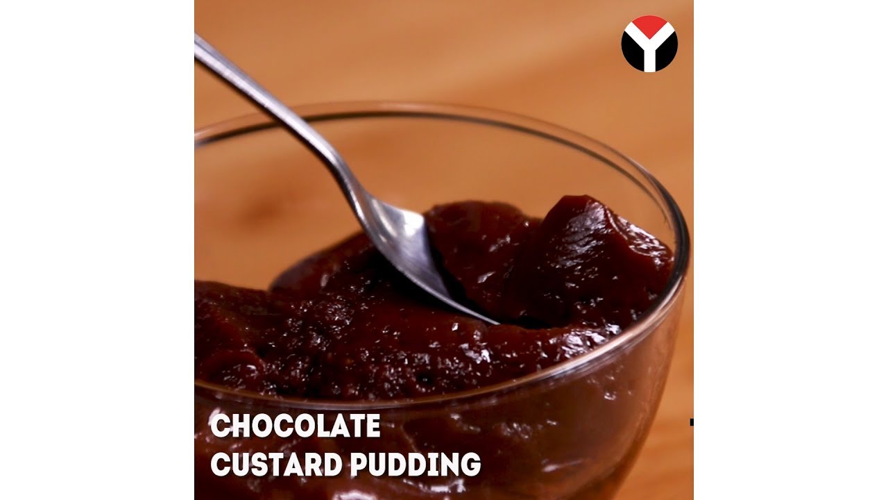 Chocolate Custard Pudding - YouTube