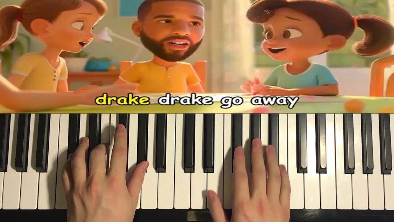 How To Play - Drake Drake Go Away (Piano Tutorial Lesson) - YouTube