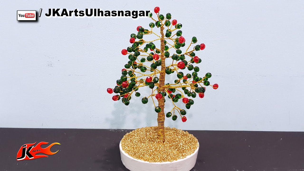 Beautiful Wire Tree Tutorial | Home Decor Idea | JK Arts 1700 - YouTube