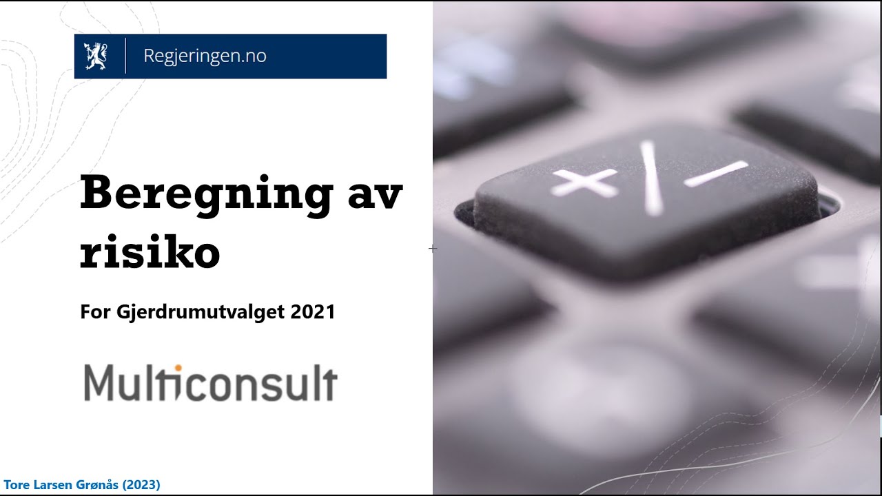 Slurvete utført rapport av Multiconsult til Gjerdrumutvalget - YouTube