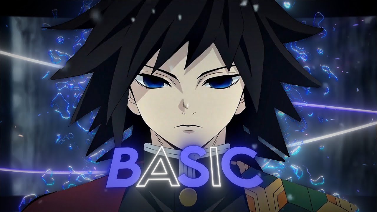 Basic | Giyuu Tomioka | FREE PRESET!! | Demon Slayer [Edit/AMV] - YouTube