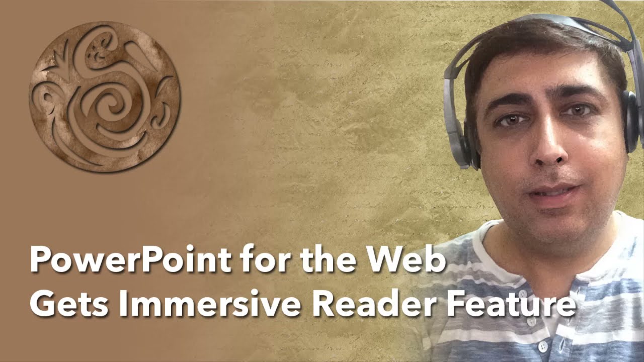 PowerPoint for the Web Gets Immersive Reader Feature - YouTube