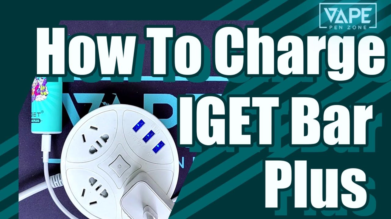 How To Charge IGET Bar Plus - 5 Helpful Steps #vape #vapelife - YouTube