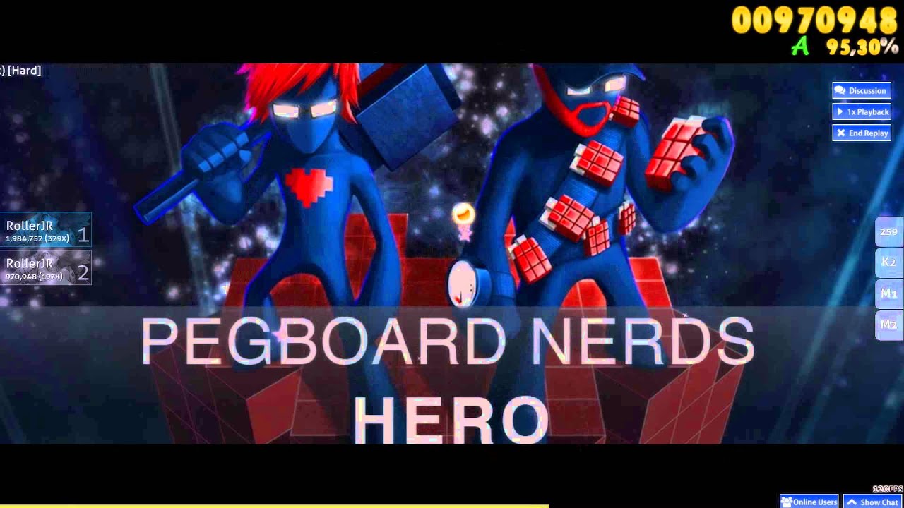 「Osu!」 Pegboard Nerds feat. Elizaveta - Hero (Original Mix) 「Hard ...