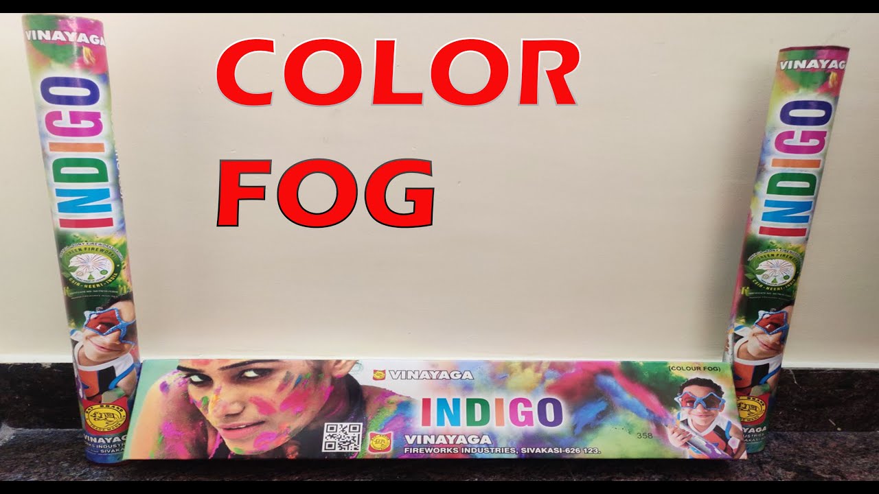 INDIGO Color Fog from Vinayaga Fireworks| Color Fog from Sony Fireworks ...