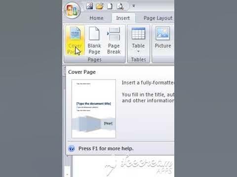 Creat Cover Pages in ms word | how to make cover page design in ms word ...