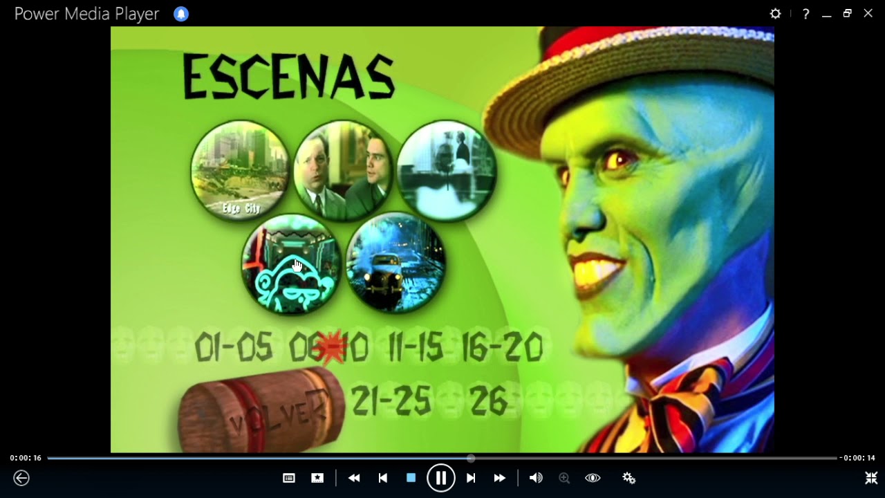 La Máscara DVD Menu 2005 en español - YouTube