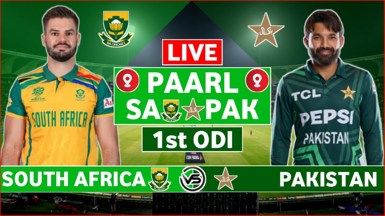 Pakistan vs South Africa 1st ODI Live Scores | PAK vs SA 1st ODI Live ...